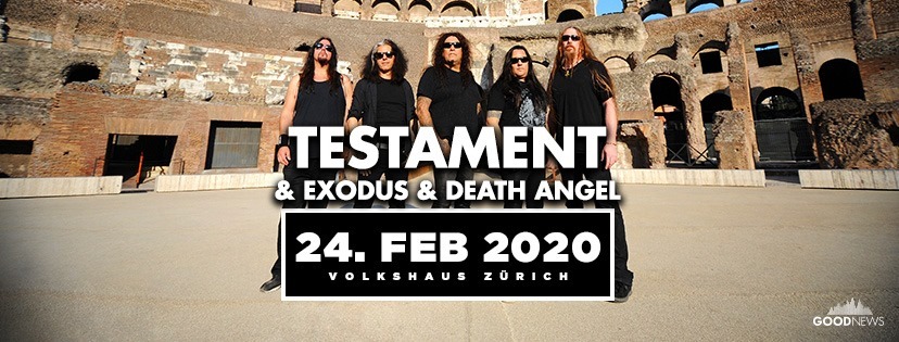 Testament + Exodus + Death Angel: The Bay Strikes Back Tour – Plekvetica