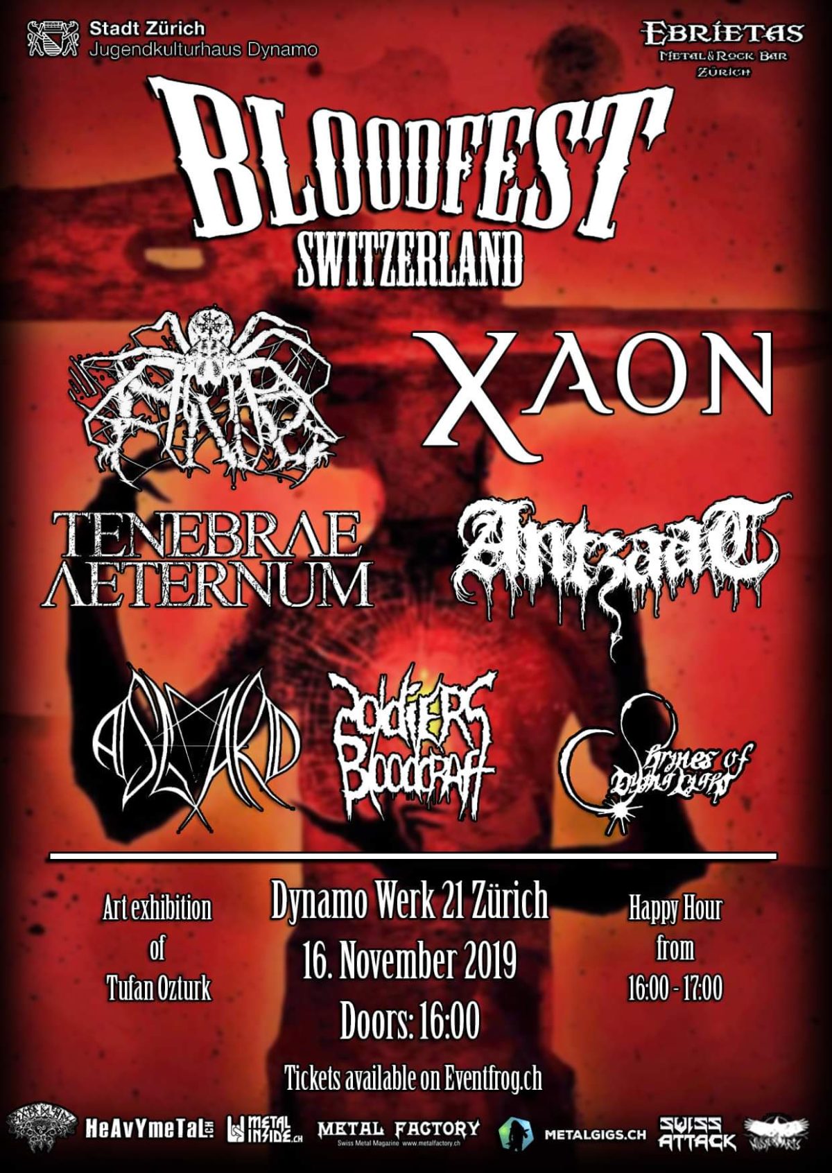 Blood Fest @ Werk21, Zürich - Bands, Tickets, Infos- Plekvetica